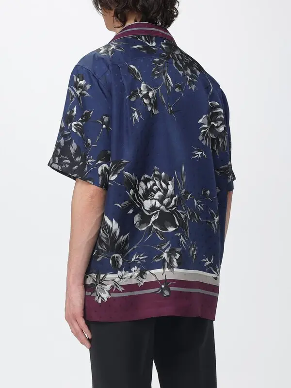 Dolce & Gabbana Floral Print Silk Shirt