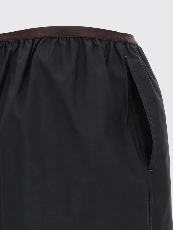 LEMAIRE Shorts In Cotton And Silk - Grey