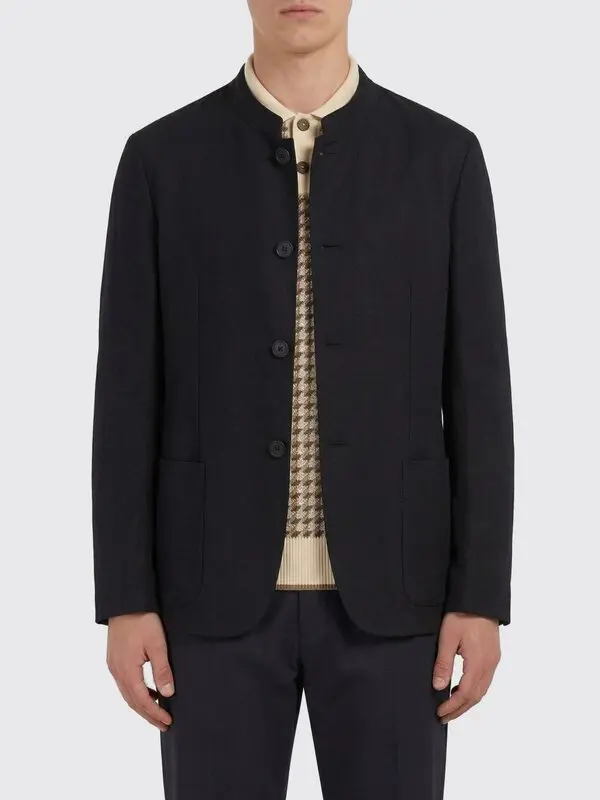 Giorgio Armani Wool Single Breasted Blazer