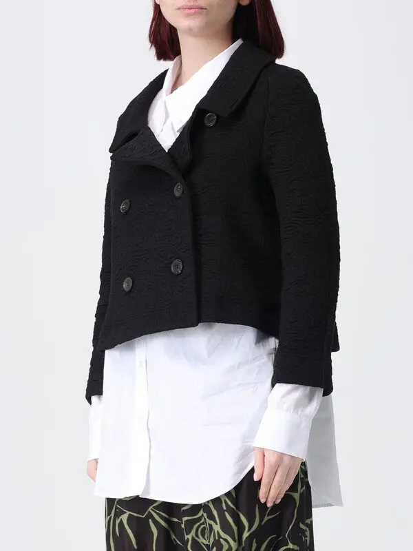 Dries Van Noten Double-breasted Polyester Jacket