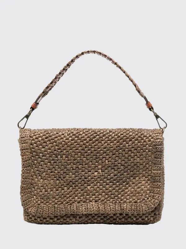 IBELIV Opera Raffia Bag - Brown