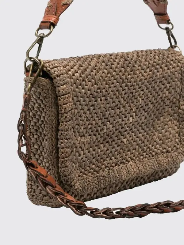 IBELIV Opera Raffia Bag - Brown