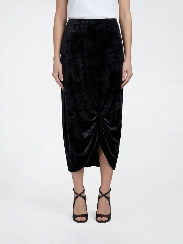 Valentino Garavani Velvet Midi Skirt