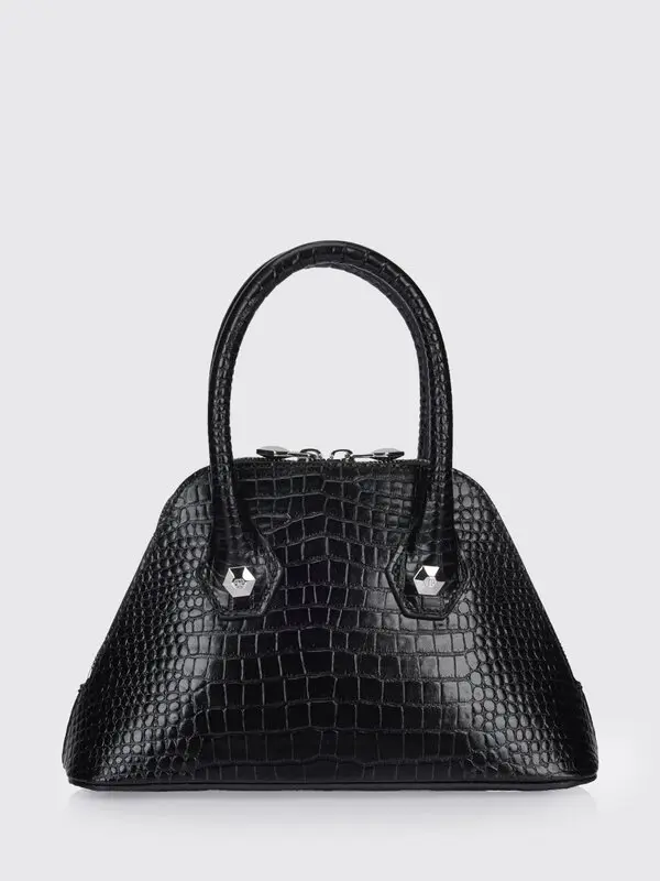 Philipp Plein Majestic Crocodile Print Leather Bag