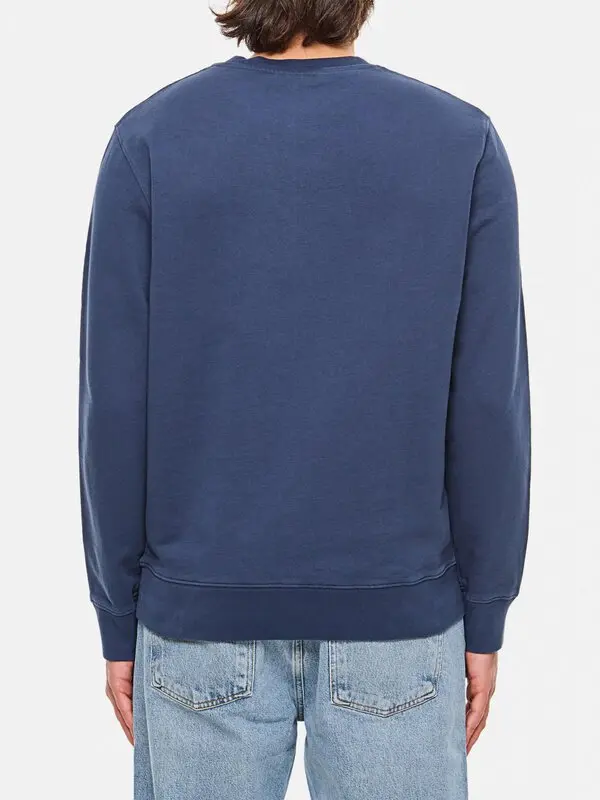 Maison Kitsuné Crewneck Sweatshirt With Fox Embroidery