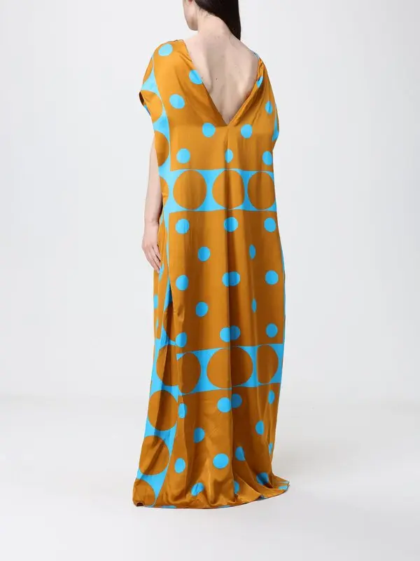 Dries Van Noten Printed Viscose Caftan Dress