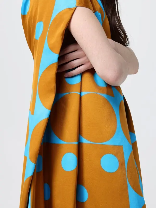 Dries Van Noten Printed Viscose Caftan Dress