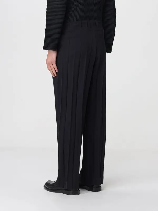 Issey Miyake Homme Plissé Tailored Crepe Pleated Trousers