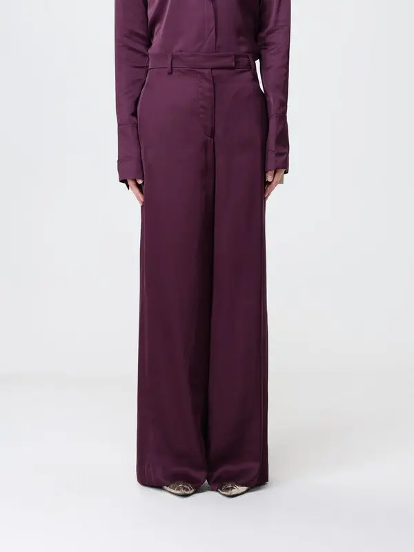 Dries Van Noten Satin Palazzo Trousers