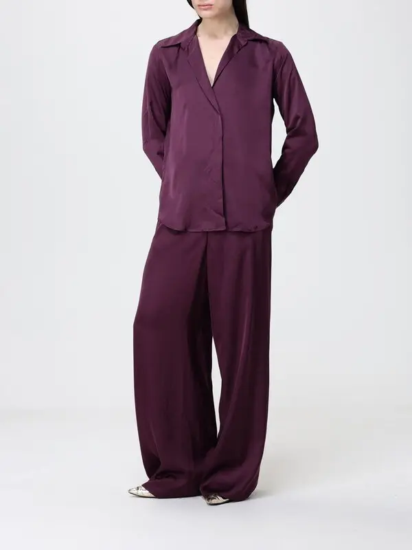 Dries Van Noten Satin Palazzo Trousers