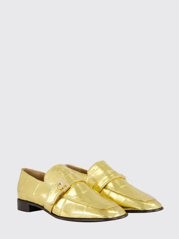FERRAGAMO Hug Laminated Leather Loafers