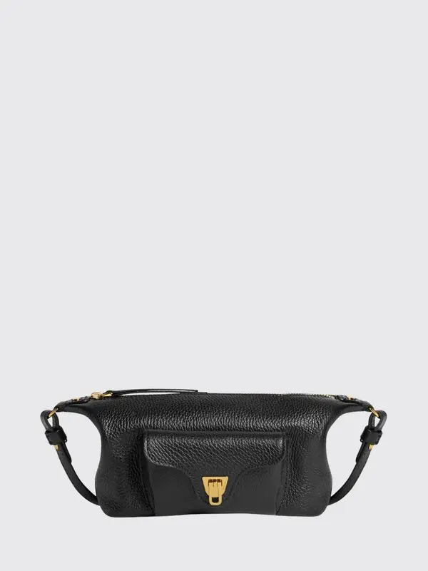COCCINELLE Beat Generation Grained Leather Mini Shoulder Bag With Buckle