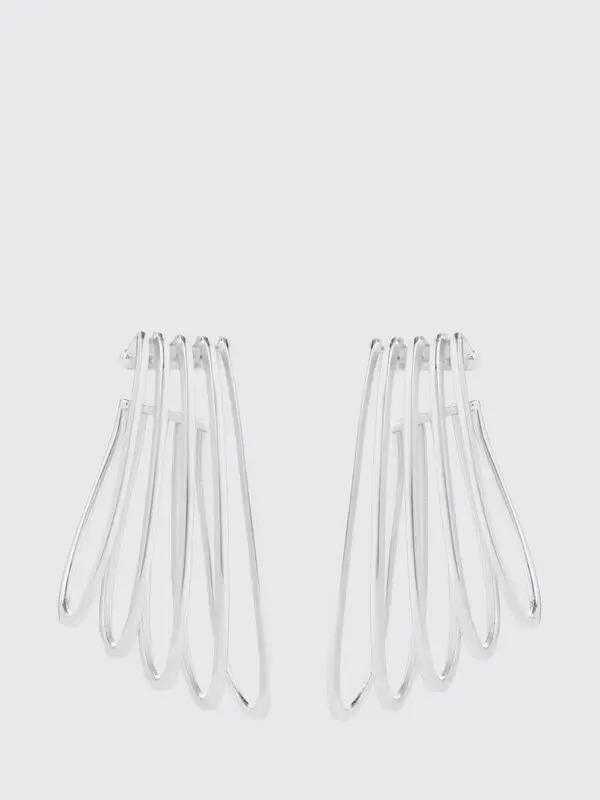 Federica Tosi La Cage Plated Bronze Ear Cuff - Silver