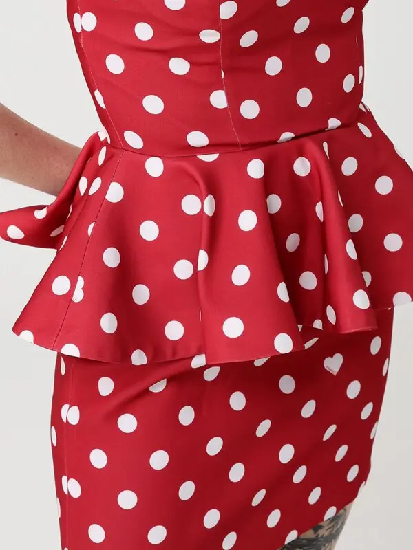 Fiorucci Polka Dot Crêpe Mini Dress