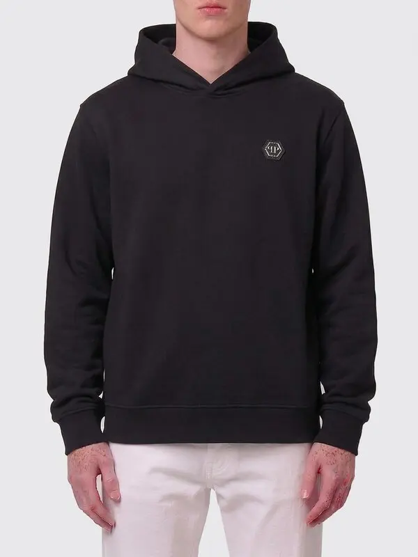 Philipp Plein Cotton Hooded Sweatshirt