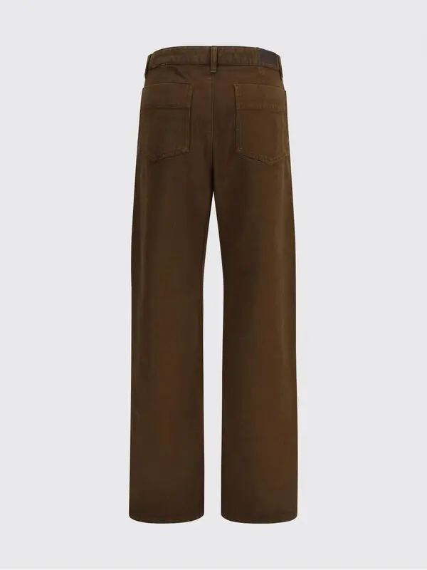 LEMAIRE Wide Leg Trousers In Cotton