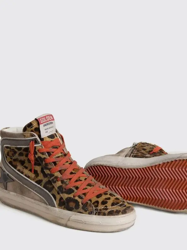GOLDEN GOOSE High Top Sneakers - Beige