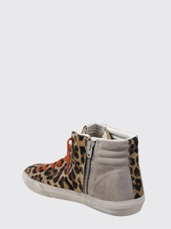 GOLDEN GOOSE High Top Leopard Print Sneakers