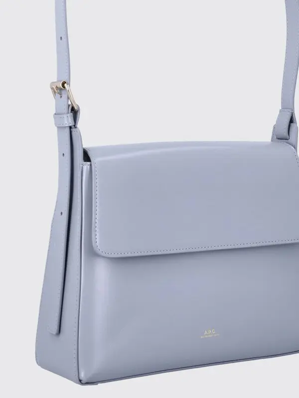 A.p.c. Virginie Smooth Leather Shoulder Bag