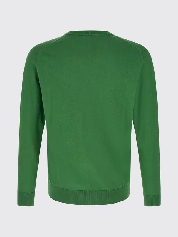 BALLANTYNE Cotton And Cashmere Pullover With Argyle Pattern - Green