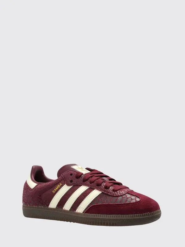 ADIDAS ORIGINALS Samba Og Python-print Leather Sneakers - Red