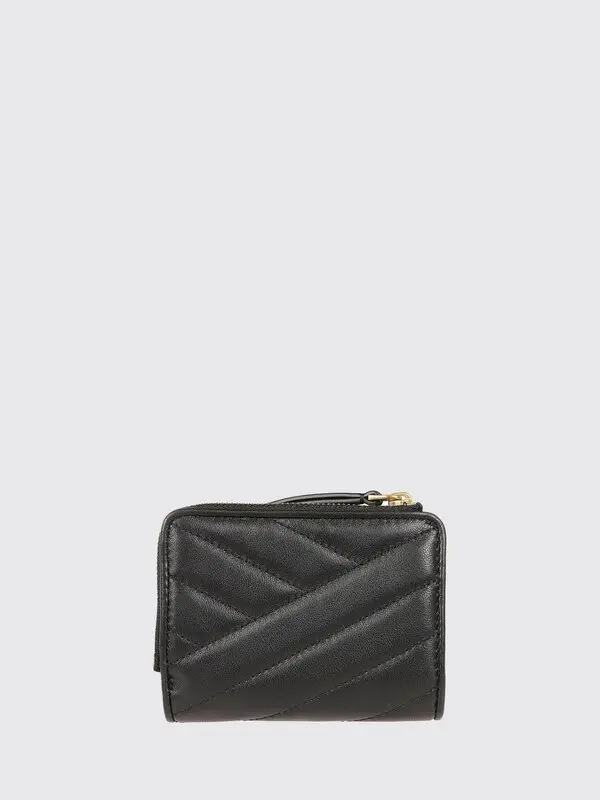 Tory Burch Kira Quilted Nappa Wallet With Double T Metal Logo