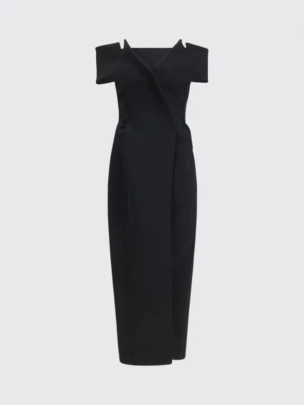 Khaite Crêpe Midi Dress