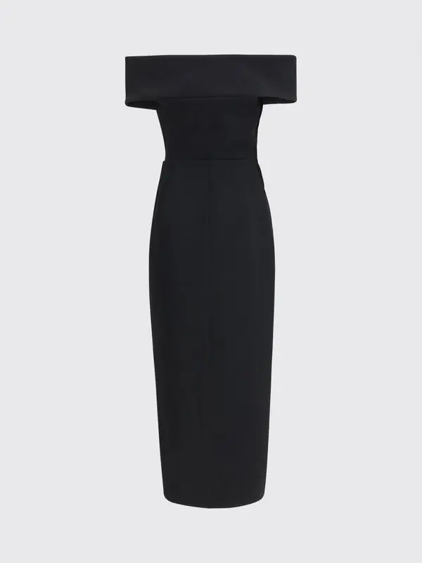 Khaite Crêpe Midi Dress
