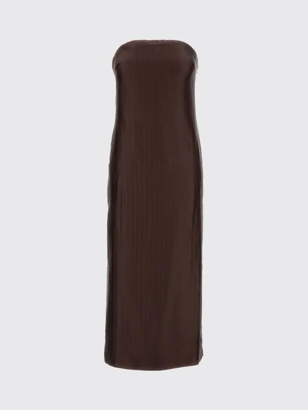 Loulou De Saison Strapless Pleated Maxi Dress