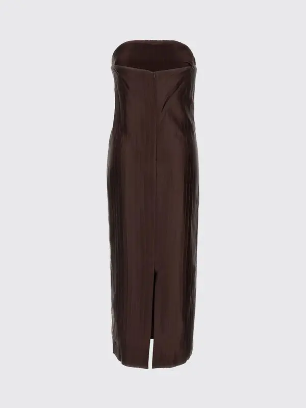 Loulou De Saison Strapless Pleated Maxi Dress