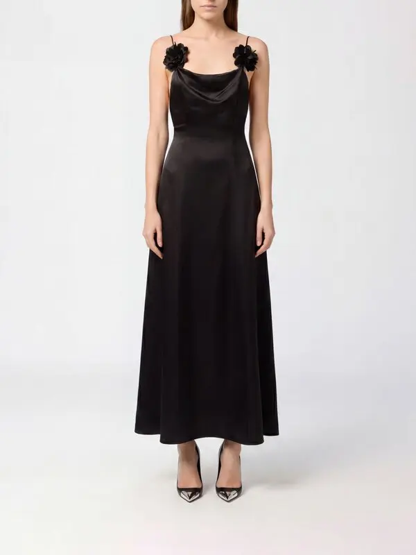 Philipp Plein Embellished Strap Maxi Dress