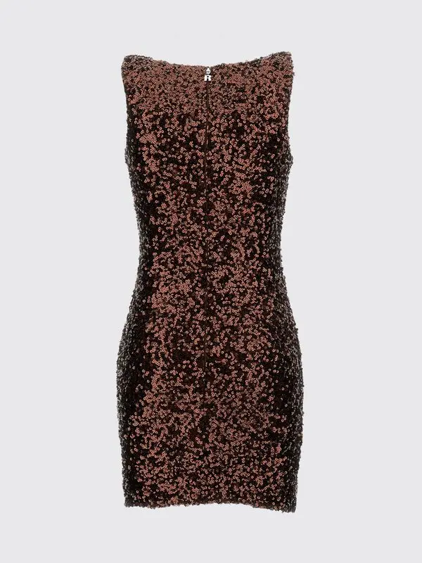 ROTATE BY BIRGER CHRISTENSEN Sequin Embellished Zip Up Mini Dress