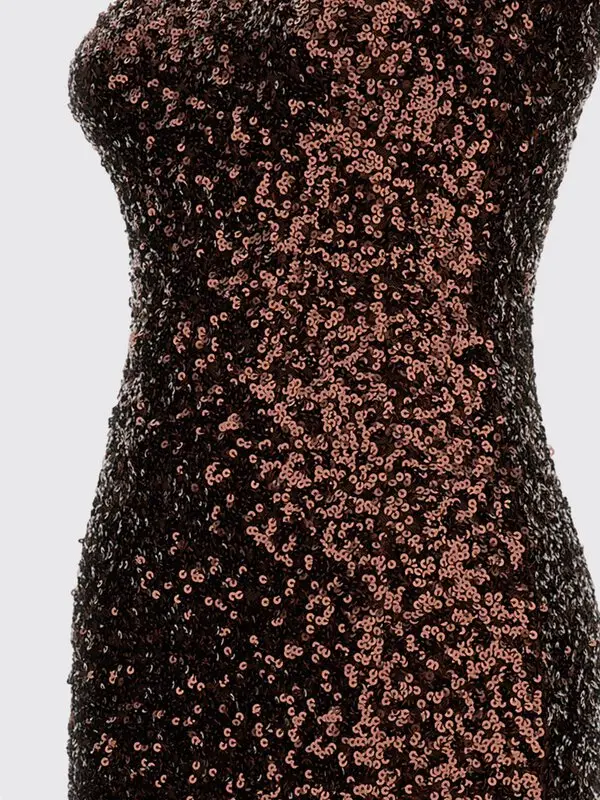 ROTATE BY BIRGER CHRISTENSEN Sequin Embellished Zip Up Mini Dress