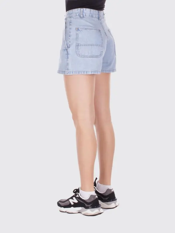 Carhartt Work In Progress Cotton Denim Shorts - Blue