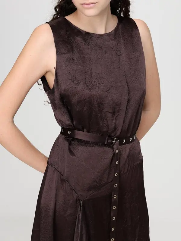 Liu Jo Viscose Asymmetric Dress - Brown