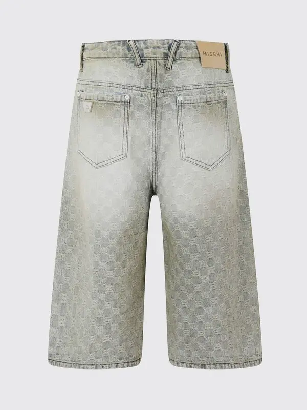 MISBHV Monogram Denim Shorts