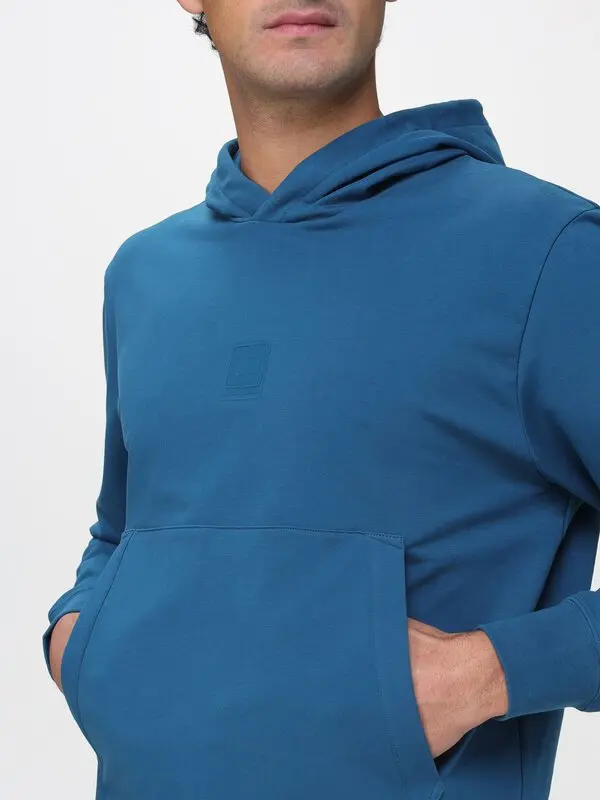 C.P. COMPANY Logo Detail Hoodie - Blue