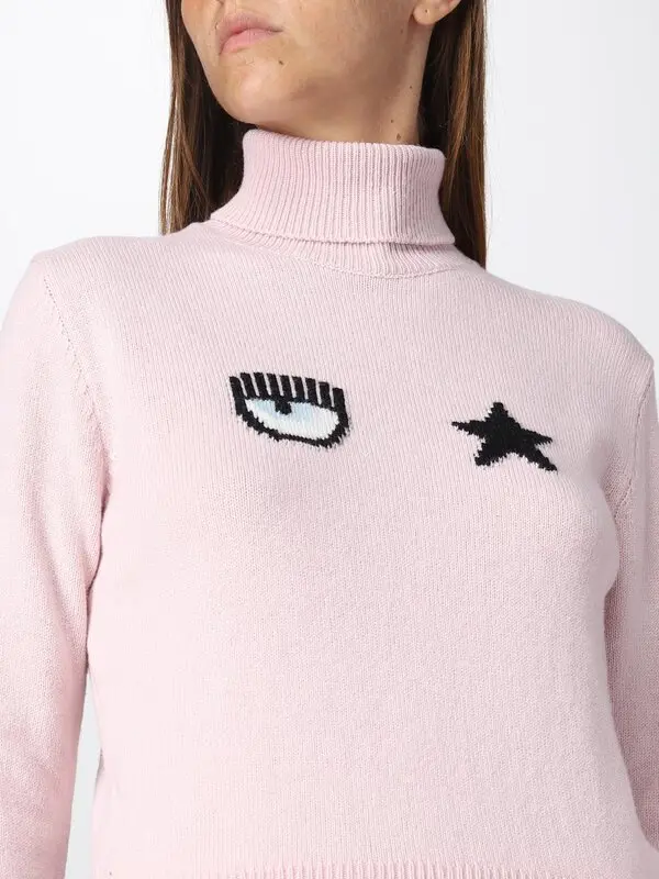 CHIARA FERRAGNI Turtleneck Jumper
