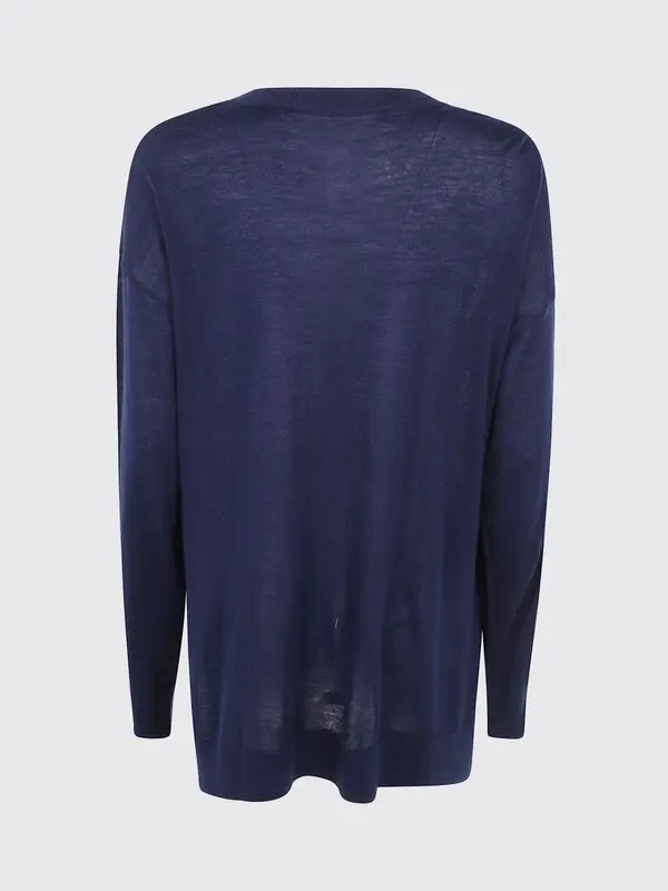 PAROSH P.a.r.o.s.h. V-neck Sweater In Wool, Silk, And Cashmere Blend