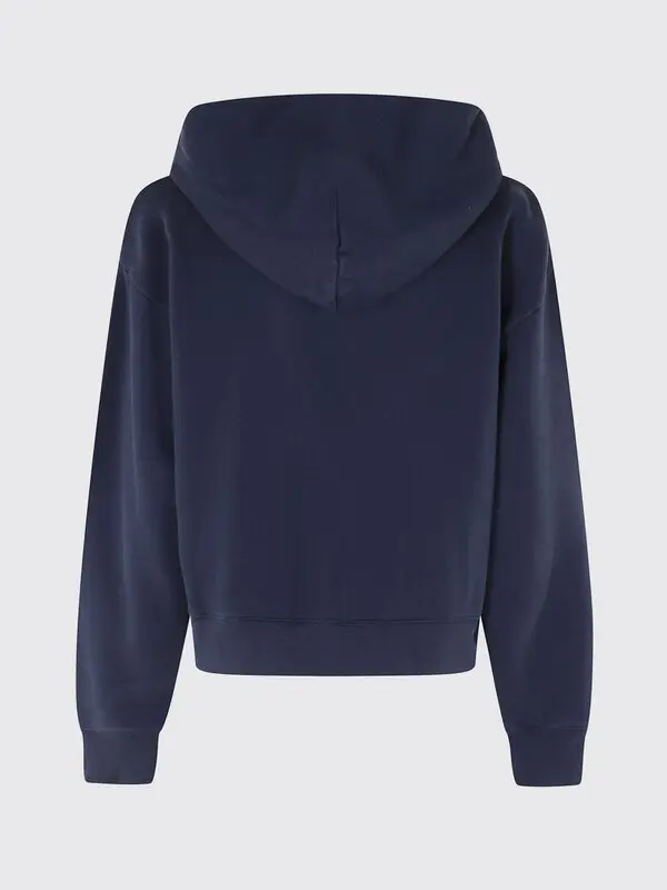 SPORTY & RICH Zip-up Hooded Sweatshirt