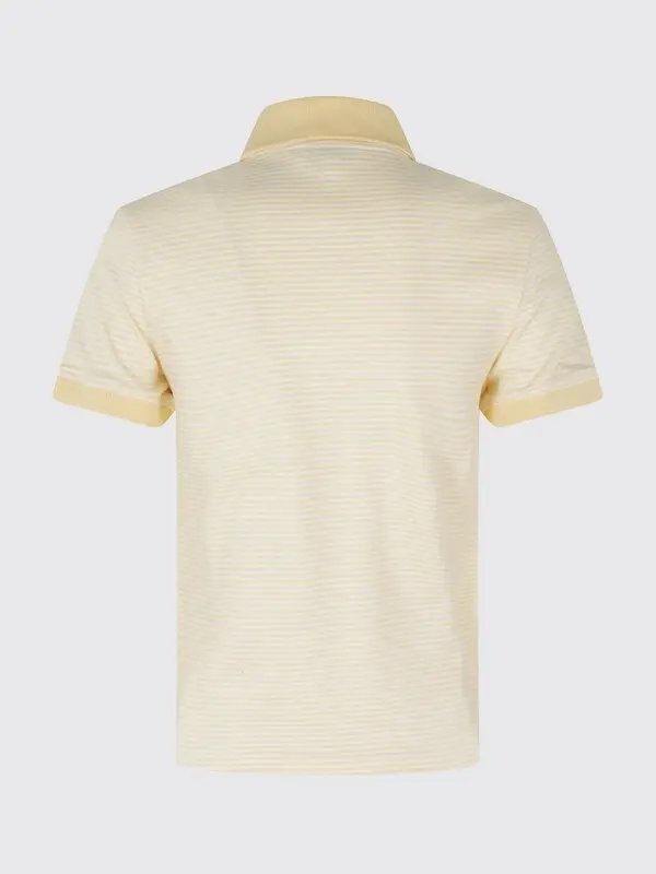 SPORTY & RICH Striped Polo Shirt