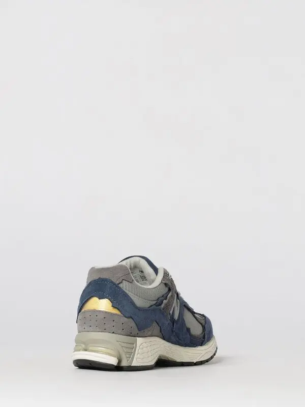 NEW BALANCE 2002r Suede And Mesh Sneakers - Blue