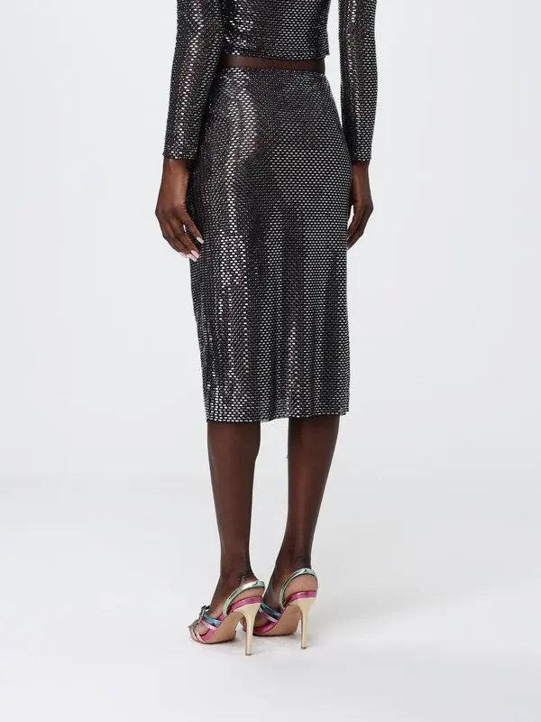 SELF-PORTRAIT Sequin Embellished Midi Pencil Skirt
