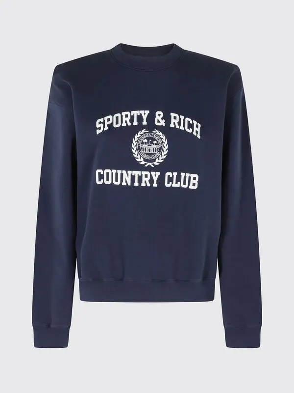 SPORTY & RICH Country Club" Crewneck Sweatshirt