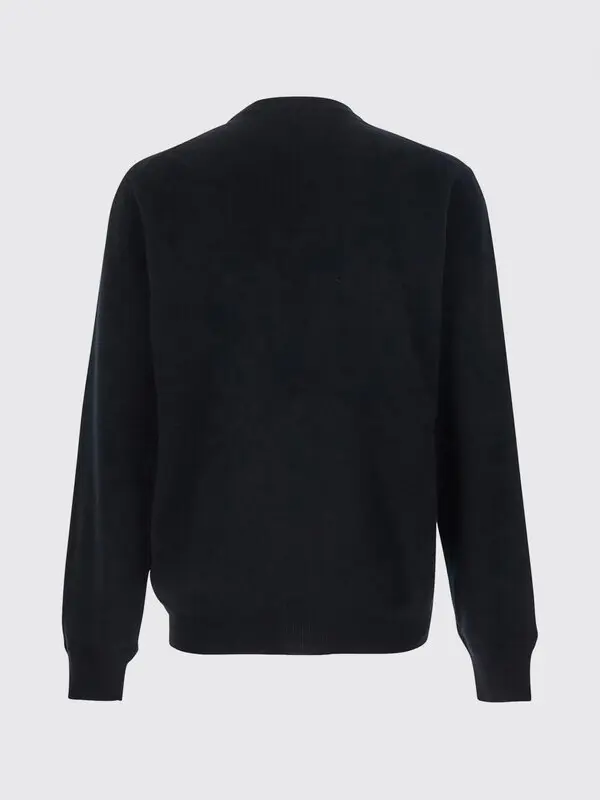 Dolce & Gabbana Crewneck Sweater In Virgin Wool With Lettering Logo
