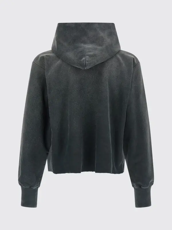 MAISON MARGIELA Logo Cotton Hoodie - Grey