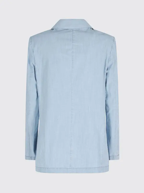 MYTHS Double-breasted Cotton Jacket - Blue