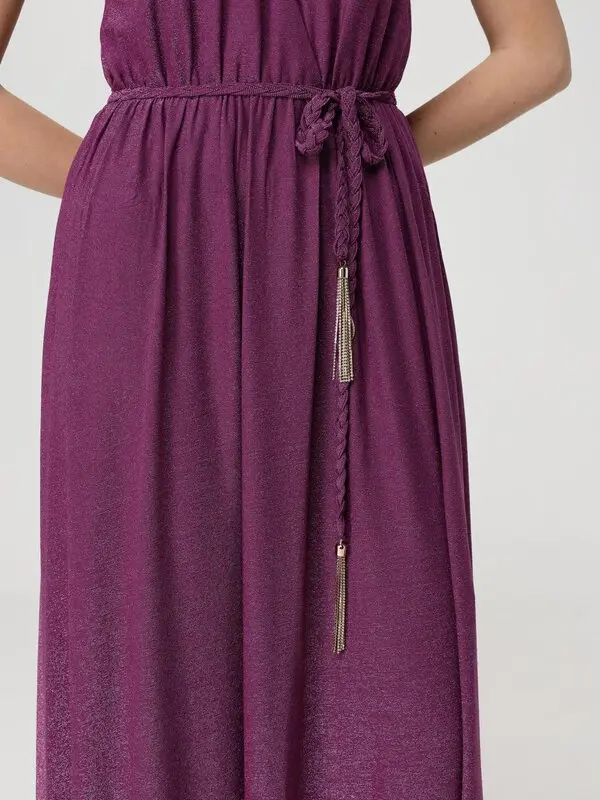 Liu Jo Lurex Viscose Long Dress