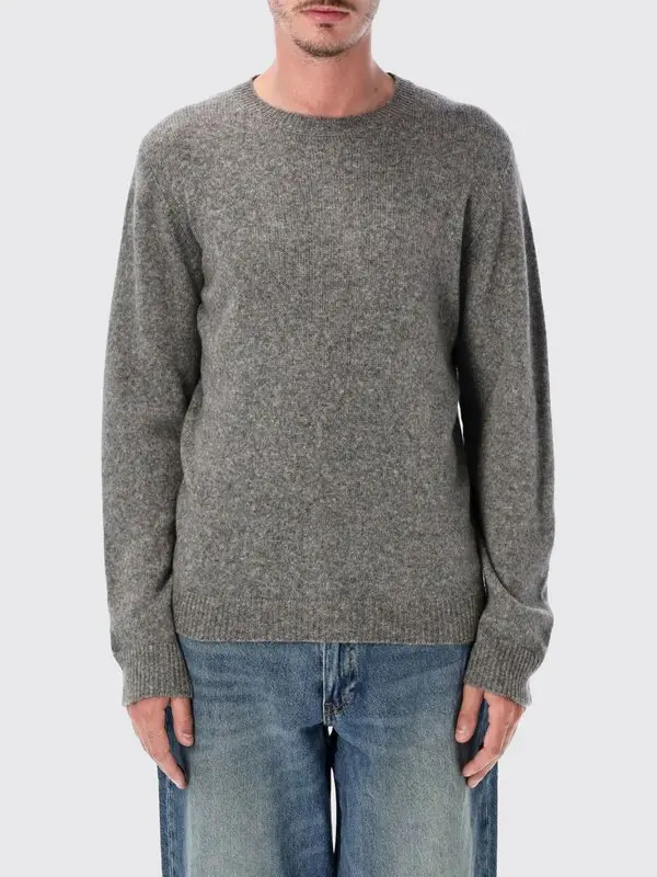 ROBERTO COLLINA Crew Neck Jumper - Grey