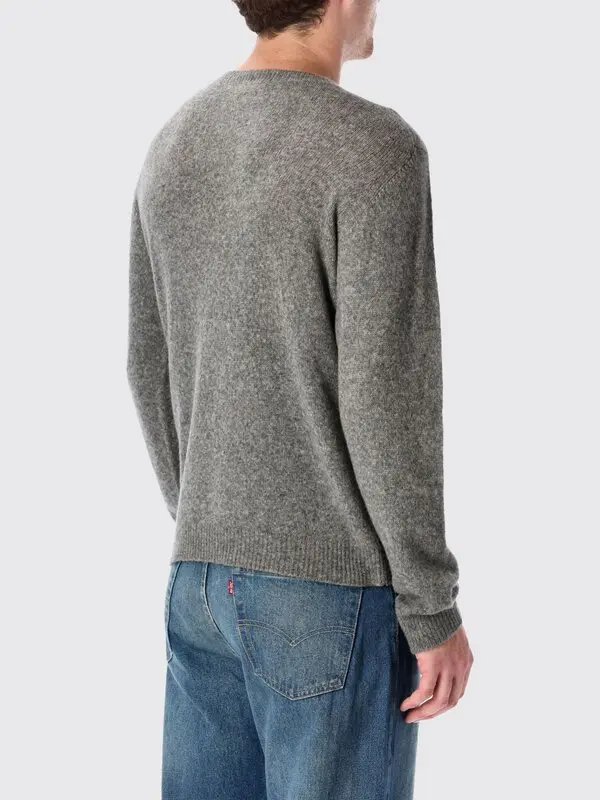 ROBERTO COLLINA Crew Neck Jumper - Grey